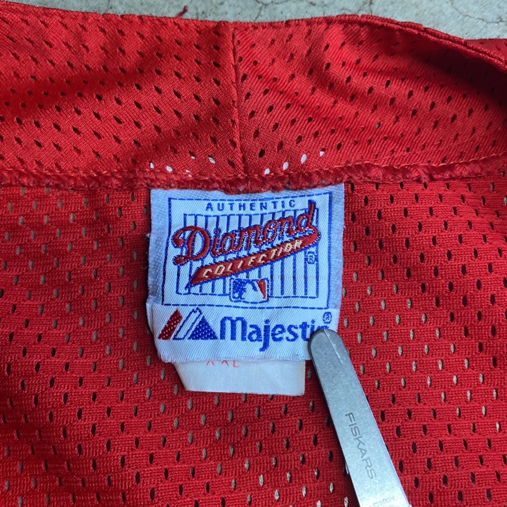 Vintage Cincinnati Reds Majestic Authentic Red Jersey… - Gem